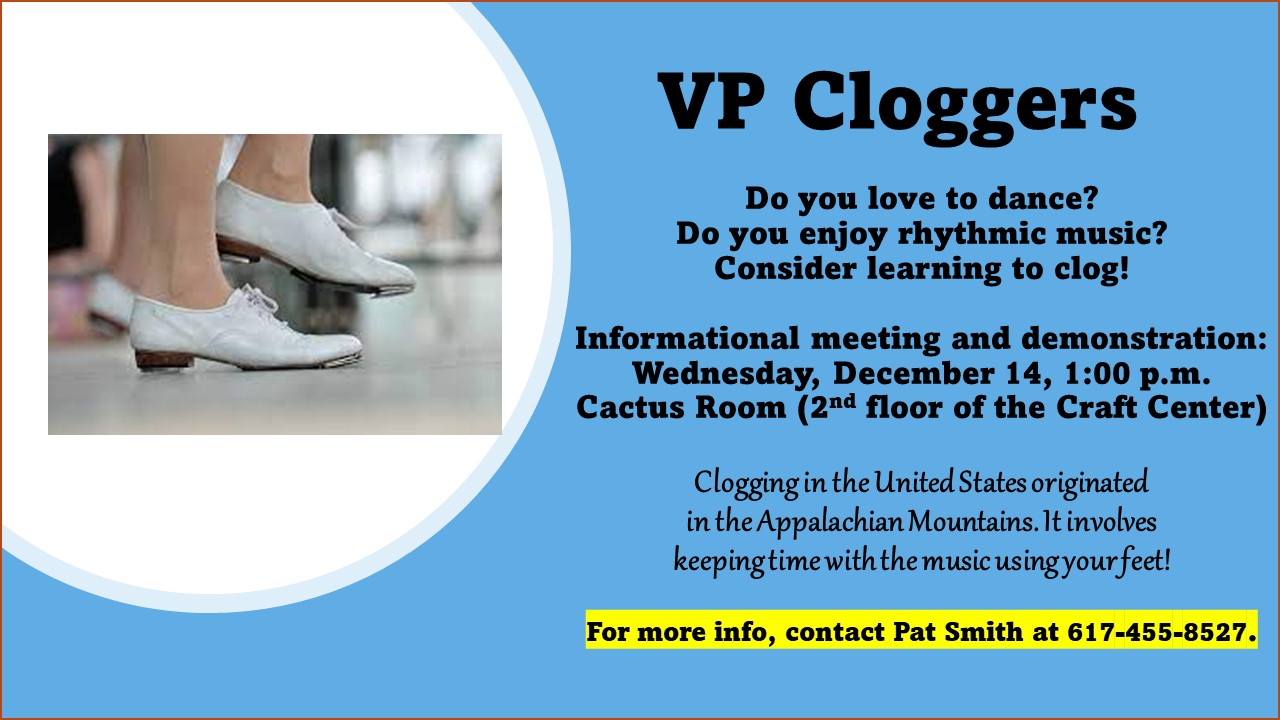 It’s Clogging Time! – Victoria Palms Online Blog
