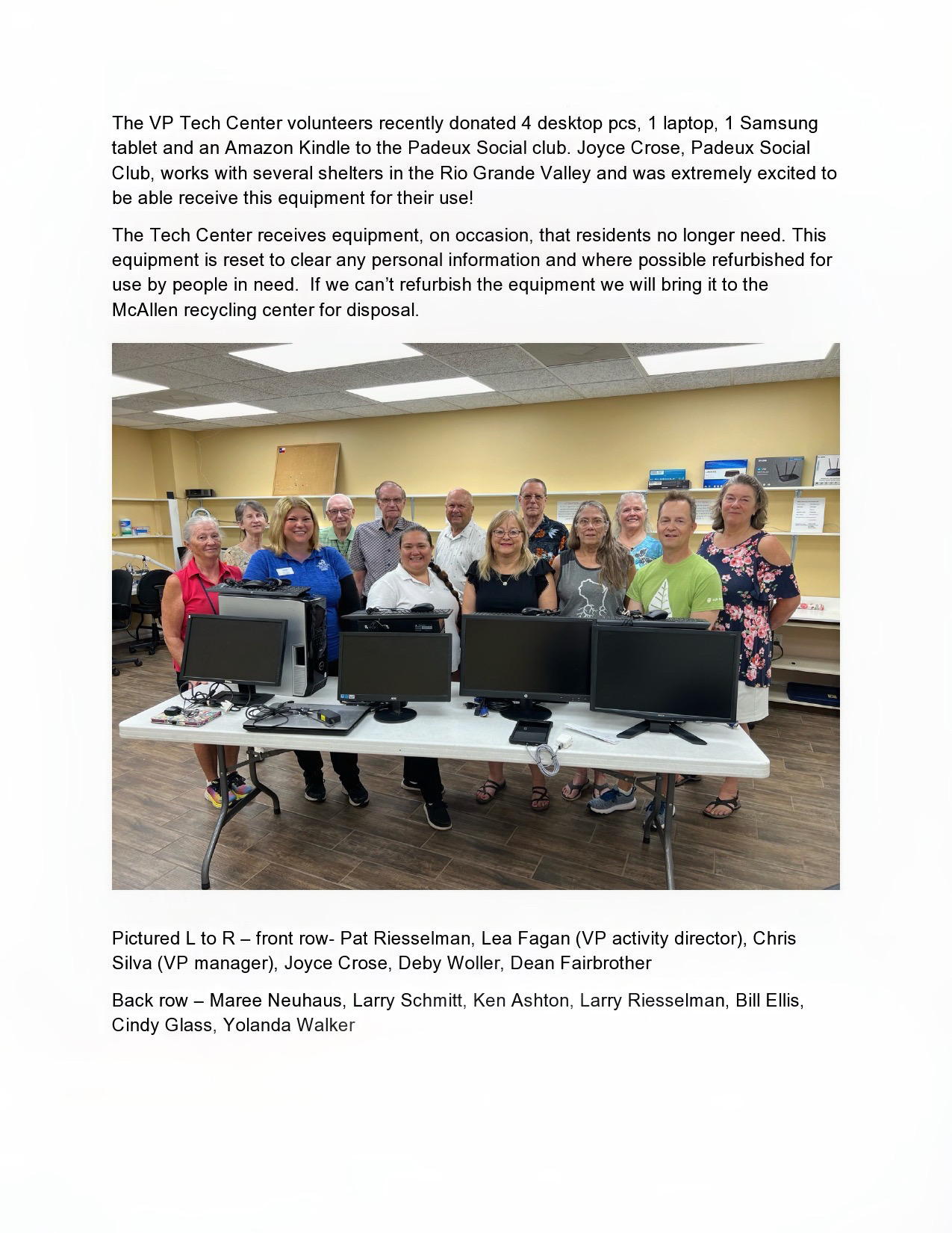 Tech Center News! – Victoria Palms Online Blog