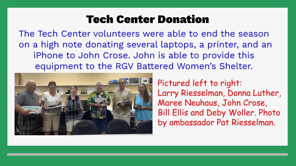 Tech Center News! – Victoria Palms Online Blog